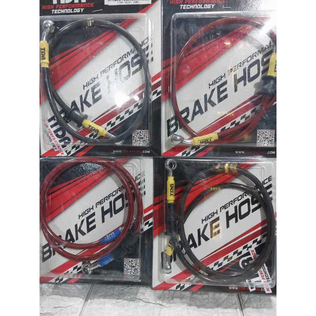 Jual Slang Rem TDR Original Selang Rem Depan dan Belakang Panjang 24"-65/35"-95cm Universal ...