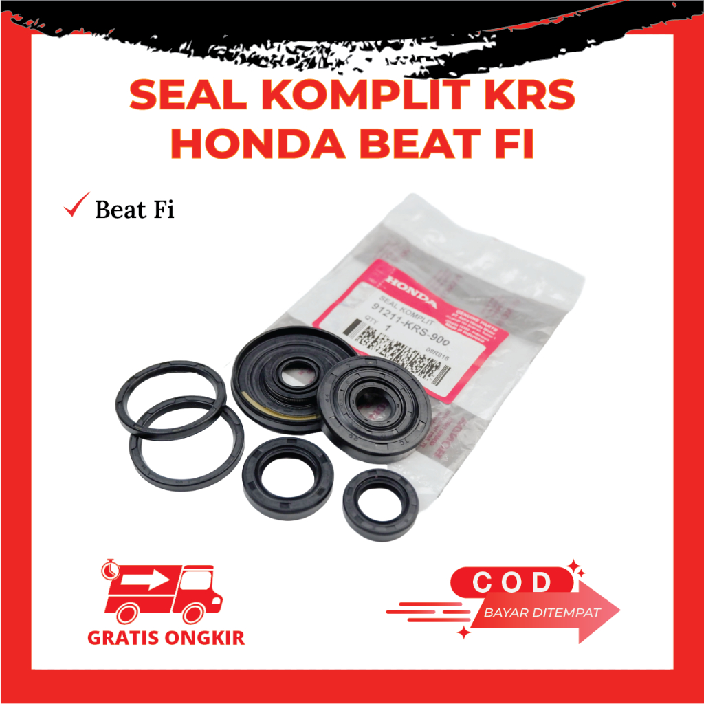 Jual Seal komplit Sil CVT Honda Motor Beat Fi Kode 91211 KRS 900 ...