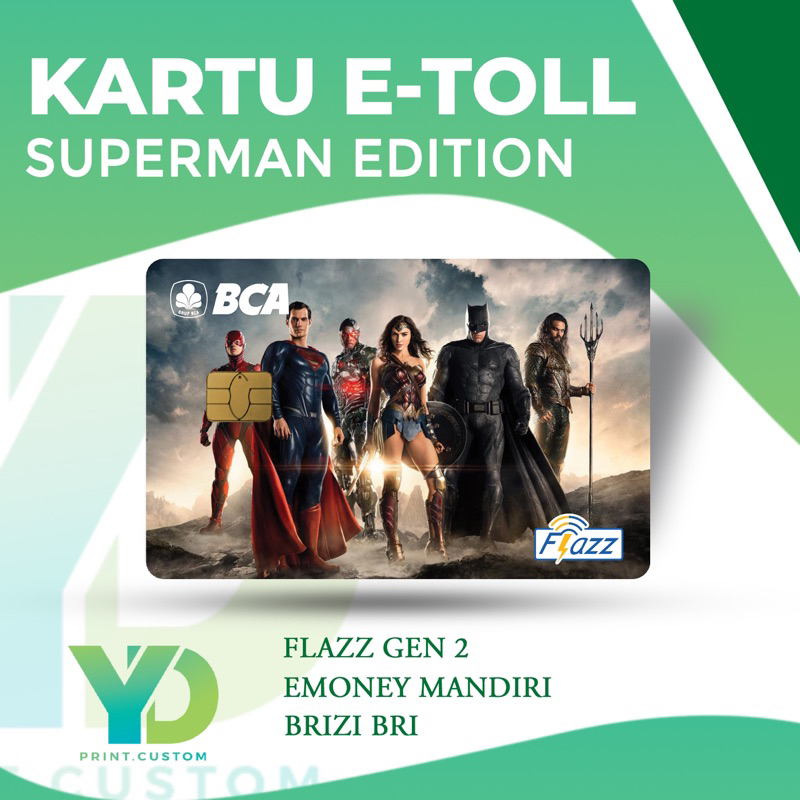 Jual kartu toll flazz bca super hero saldo 0 | Shopee Indonesia