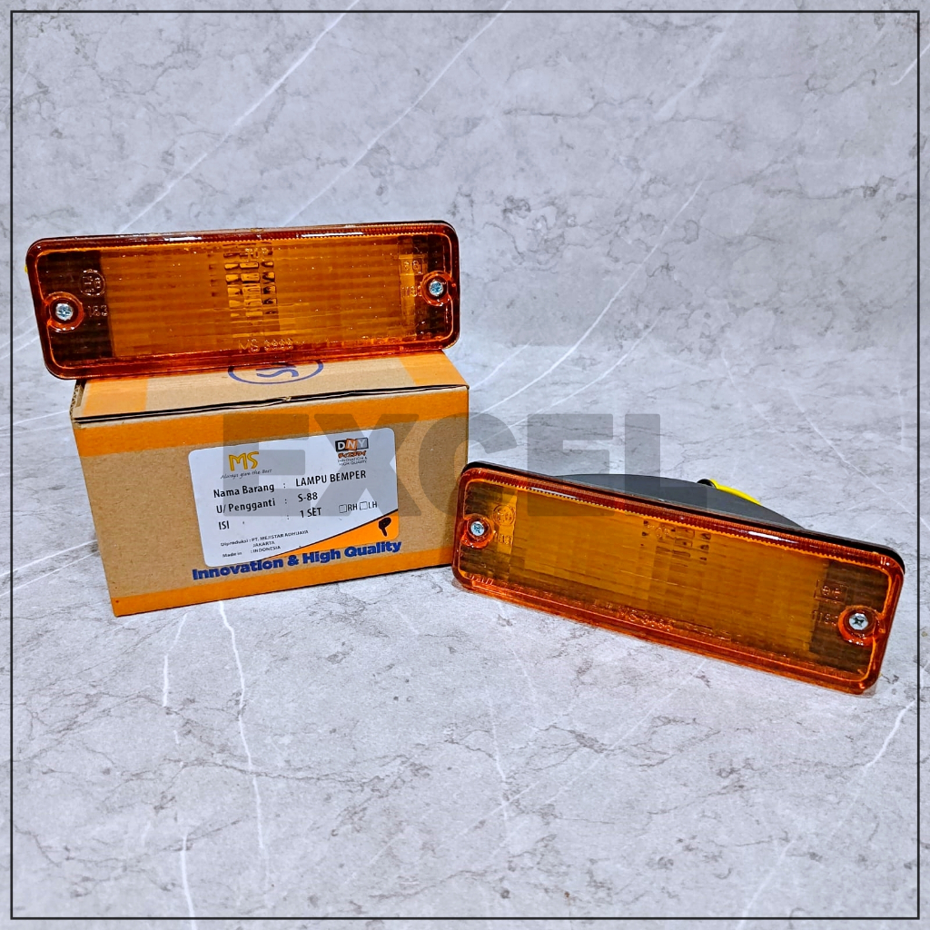 Jual LAMPU SEN BUMPER BEMPER SIGNAL LAMP ZEBRA 1.0 S88 AMBER SET ...