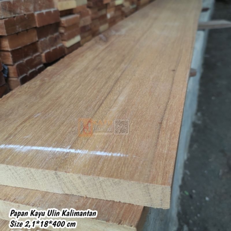 Jual PAPAN KAYU ULIN KALIMANTAN MURAH HALUS 2,1 x 18 x 400 cm | Shopee ...