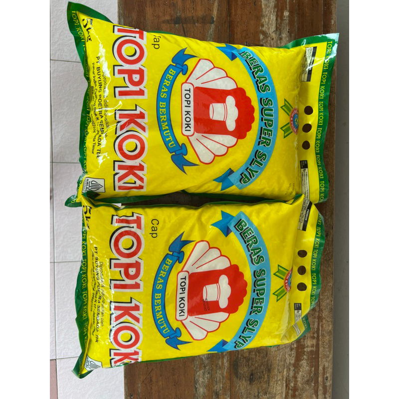 Jual Beras premium cap topi koki 5kg | Shopee Indonesia