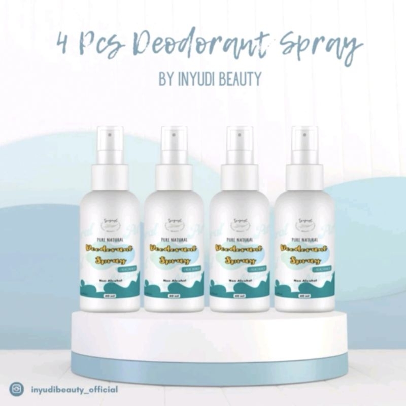 Jual ByuSa [4 botol ] NEW KEMASAN Inyudi Deodoran Spray 100% Original ...