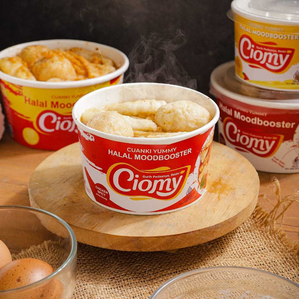 Jual CIOMY Non MSG Cuanki Instan Chicken Cheese Cup Spicy Reguler Lite ...
