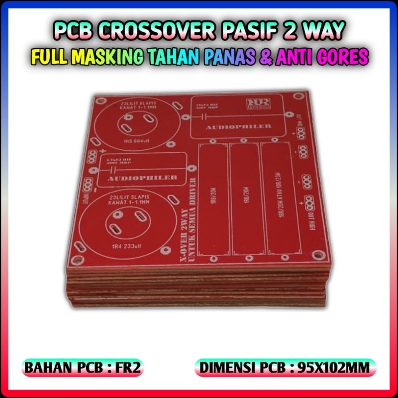 Jual Pcb crossover pasif 2 way balap | Shopee Indonesia