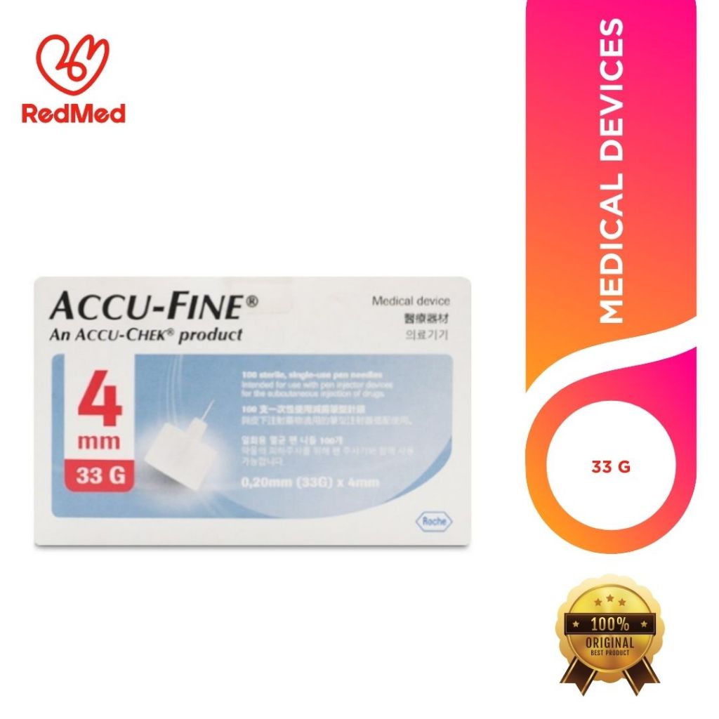 Jual ACCU CHEK FINE PEN NEEDLE 33GR | Shopee Indonesia