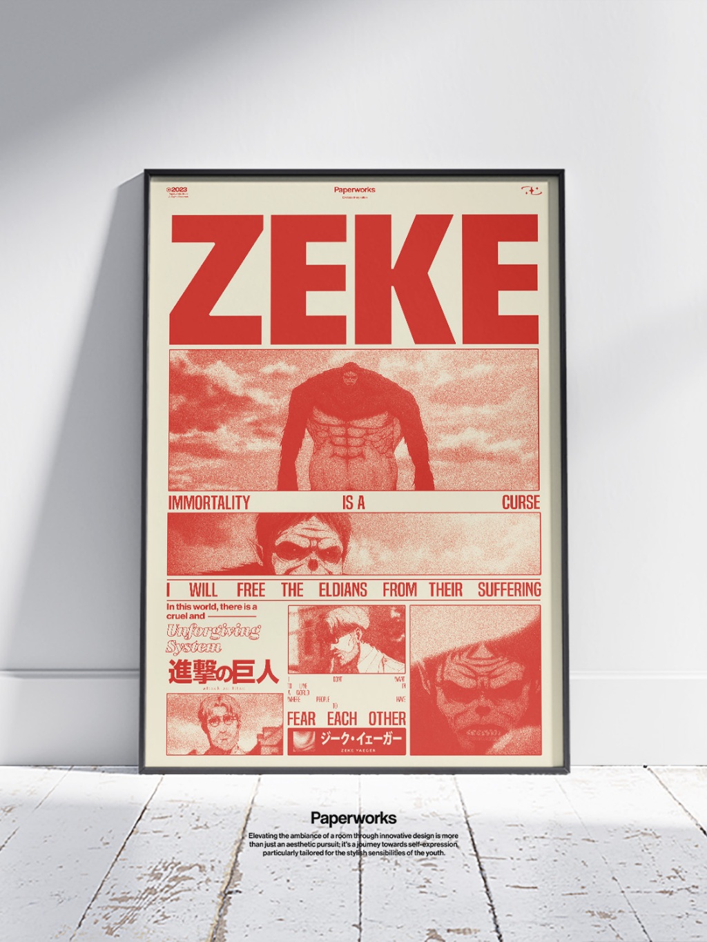 Jual Poster Aesthetic | A3+ Frame Block Poster | Poster Dekorasi Kamar ...