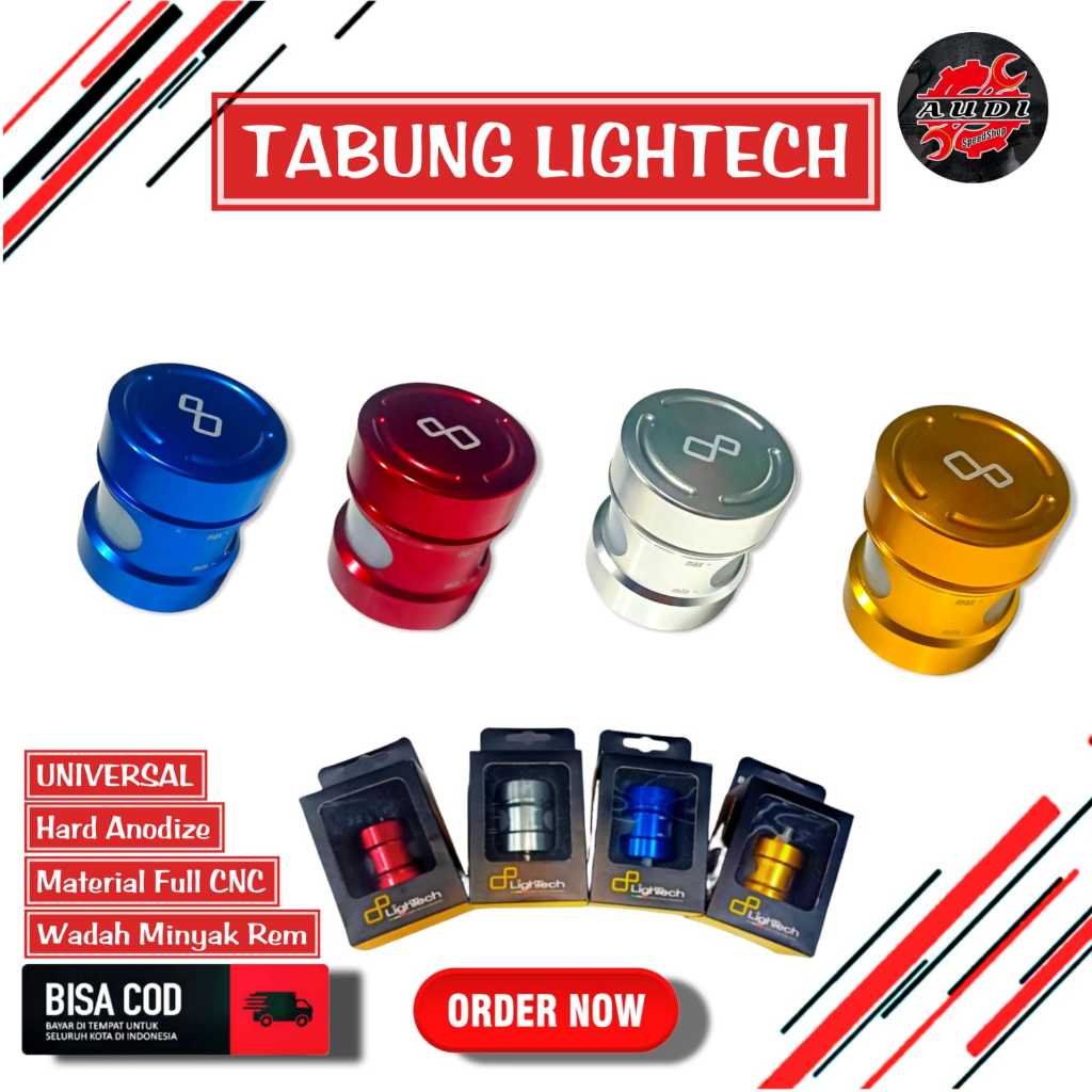 Jual TABUNG MINYAK REM LIGHTECH TABUNG BIG CNC TABUNG MINYAK REM WADAH ...