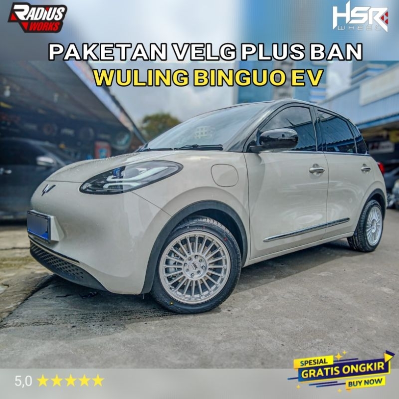 Jual Paket hemat velg plus ban R16 mobil Wuling binguoEV type hsr jjc ...