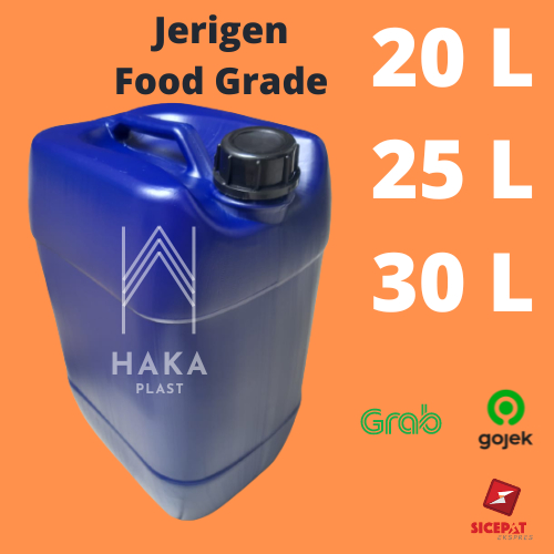 Jual Jerigen plastik Baru 20 25 30 Liter L Dirigen Biru derigen jirigen ...