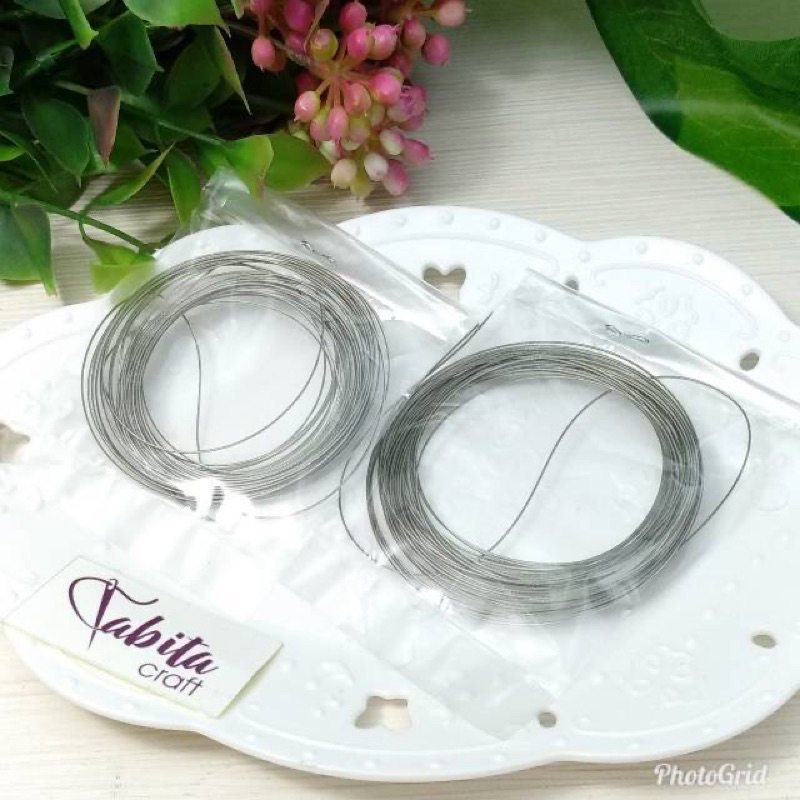 Jual Cable string Kawat untuk membuat gelang & kalung | Kawat lentur ...