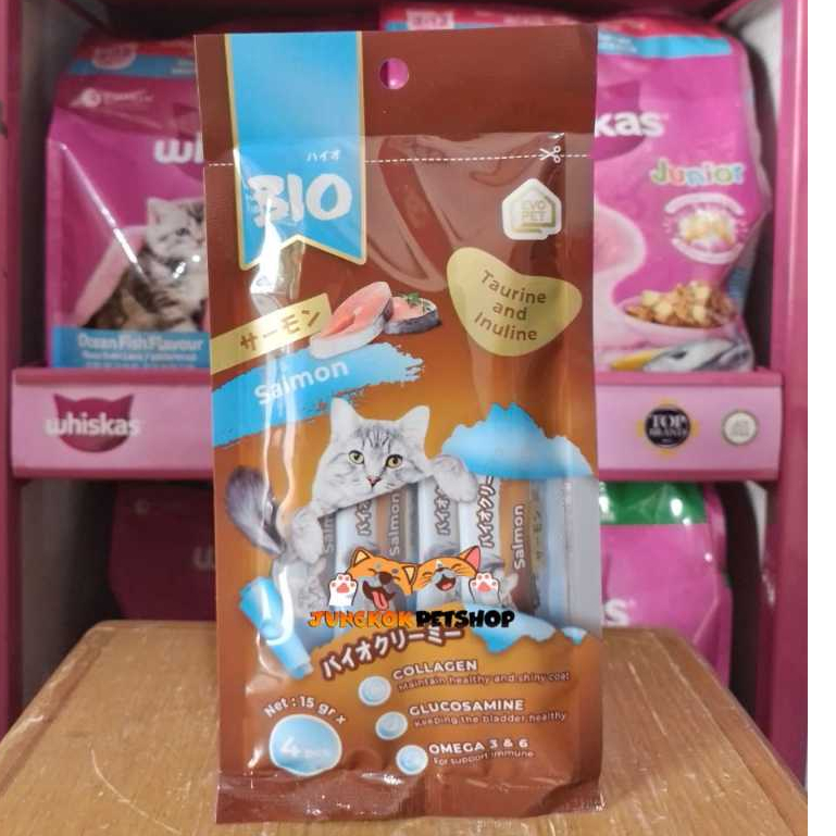 Jual Bio Creamy Treats - Snack Kucing - Cemilan Kucing - Makanan Kucing ...