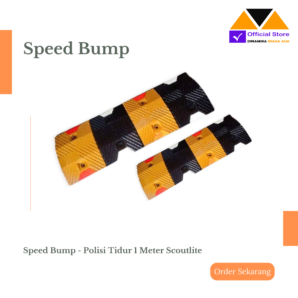 Jual Polisi Tidur Karet Model Scotlite Kuning Hitam Rubber Speed Bump ...