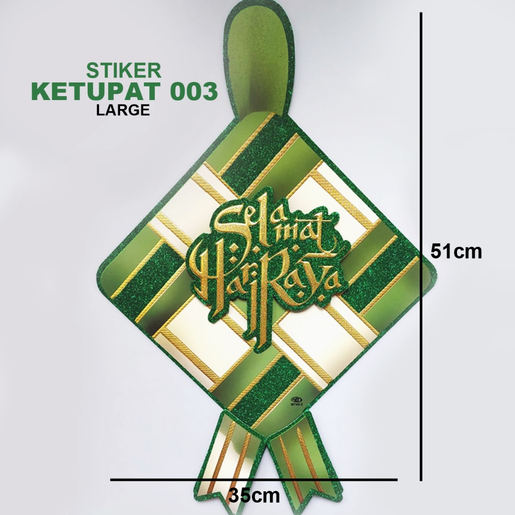 Jual Ramadhan Stiker/Gantungan Kertas/Hiasan Lebaran/Dekorasi Idul ...
