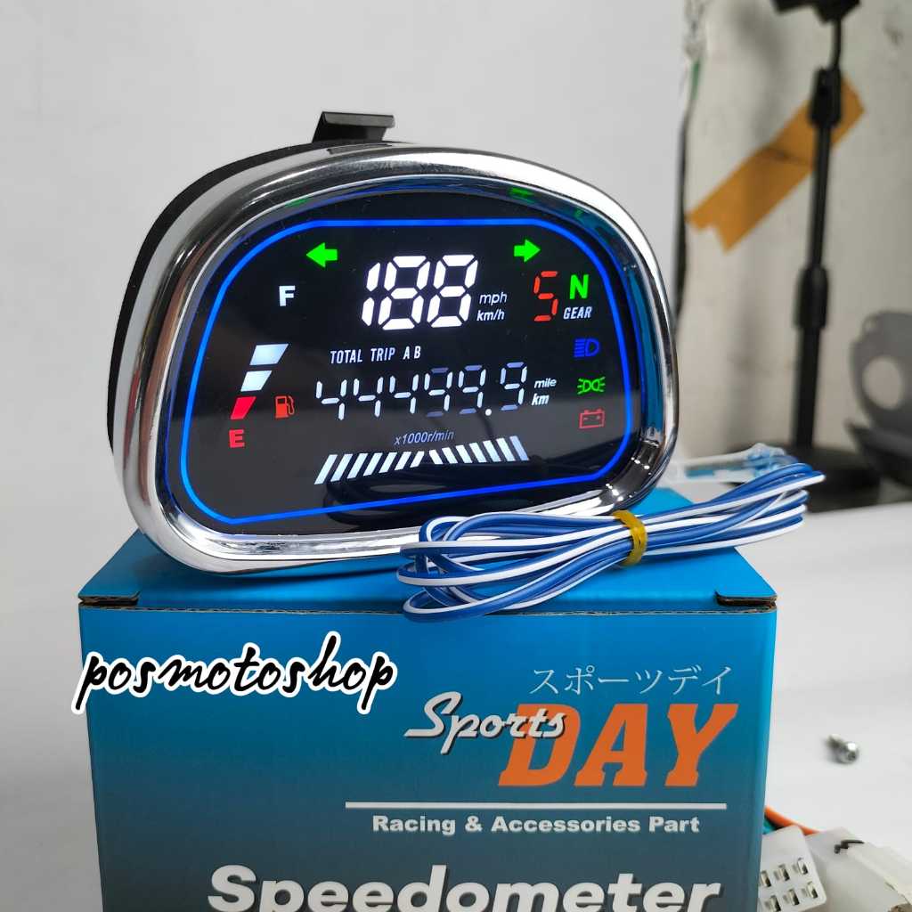 Jual Spidometer Digital CD 90 Speedo CD90 digital PNP BATOK CD 90 ...
