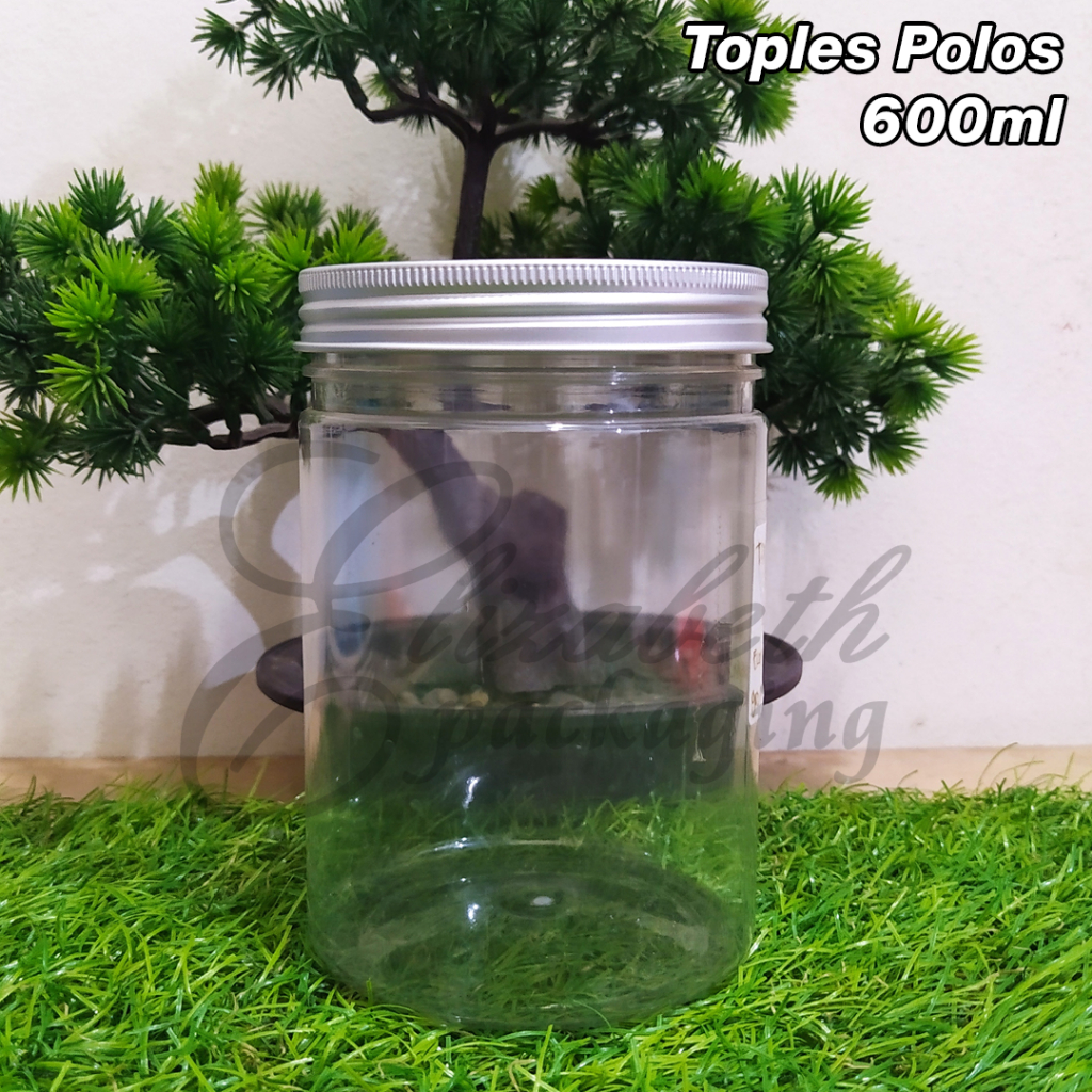 Jual Toples polos 500 & 600ml ( Tutup Alumunium Silver ) | Shopee Indonesia