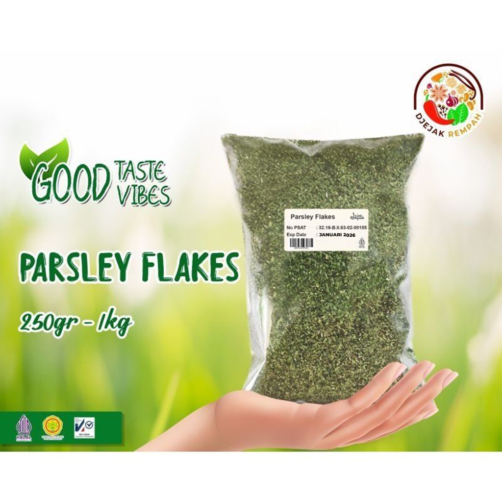Jual Parsley Flakes / Parsley Leaves (Kemasan 100 Gr - 500 Gr) | Shopee ...