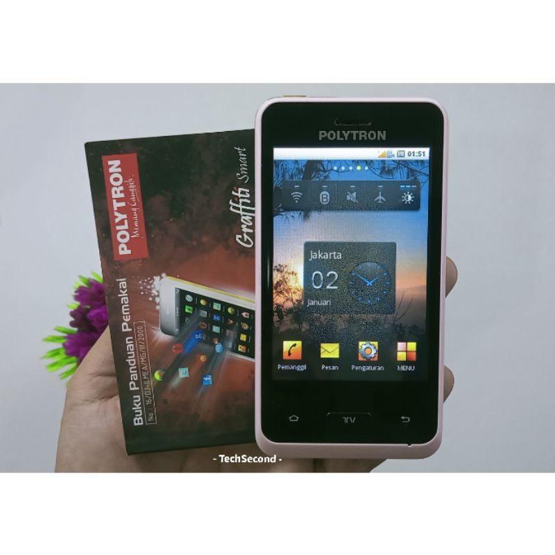 Jual Hp Polytron G3100 Fullset Minus | Shopee Indonesia
