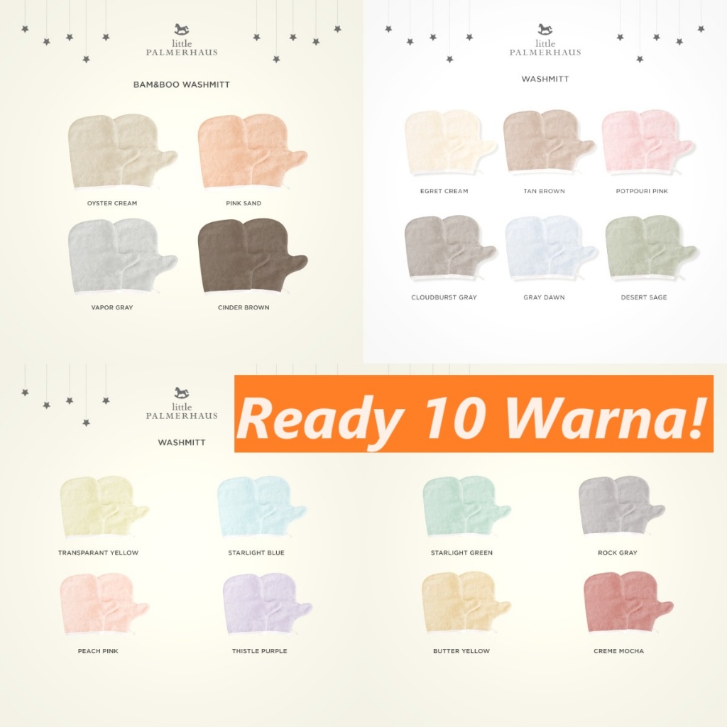 Jual Little Palmerhaus - BAM&BOO Bamboo WASHMITT - Waslap Anak Bayi ...