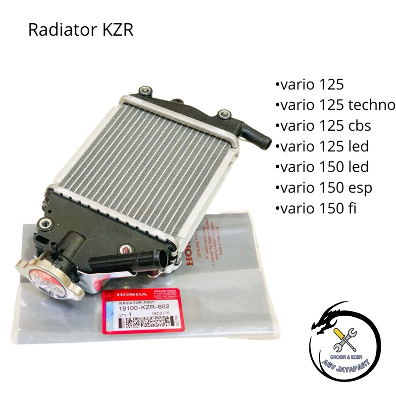 Jual radiator vario KZR/K59 vario 125-techno-cbs-led-150 led-150 esp ...