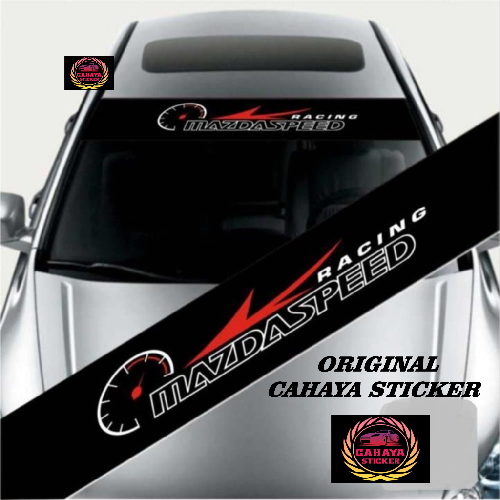 Jual sticker mobil sticker kaca mobil sticker mazdaspeed sticker mobil ...