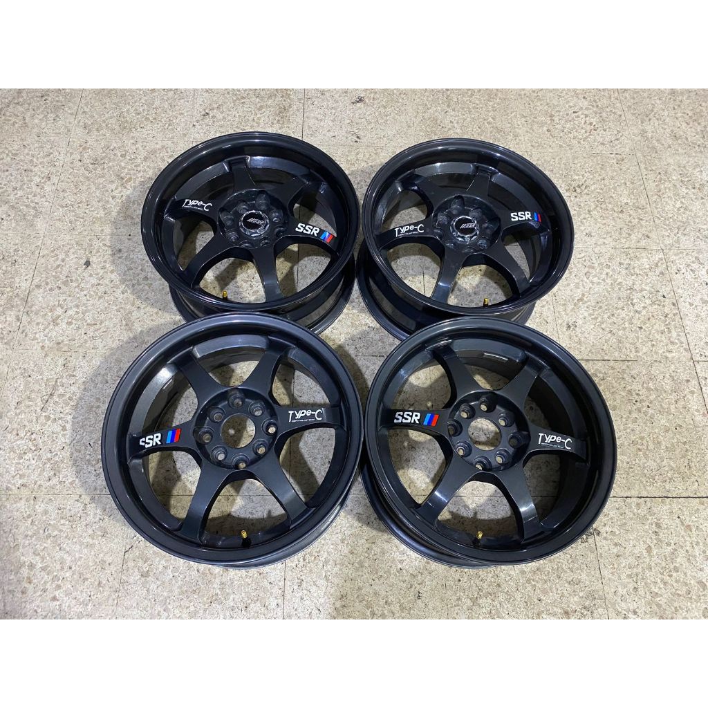 Jual Velg Mobil Bekas Ring 16 Lubang 4 SSR TYPE C R16X7 H8X100-114,3 ET35 | Shopee Indonesia
