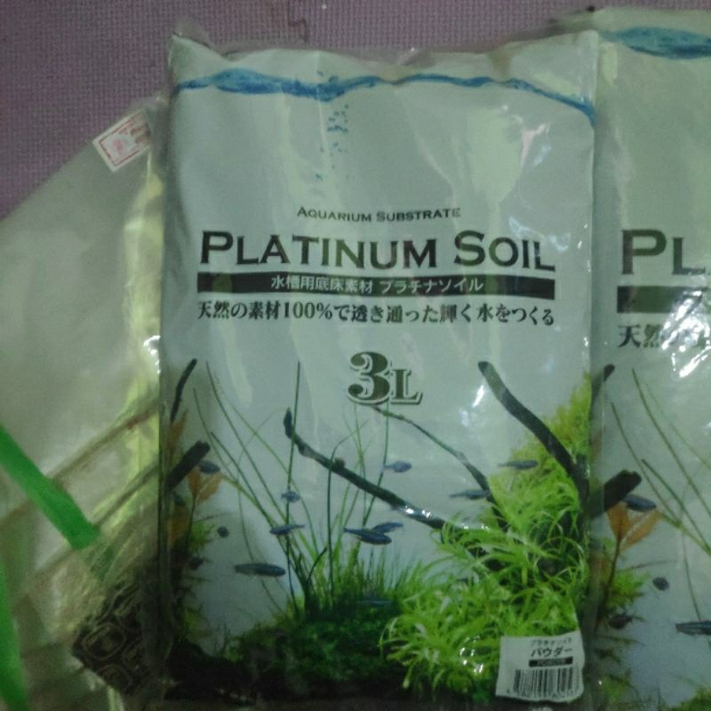 Jual Platinum Soil/Master Soil Japan 3L Powder Soil Aquascape | Shopee ...