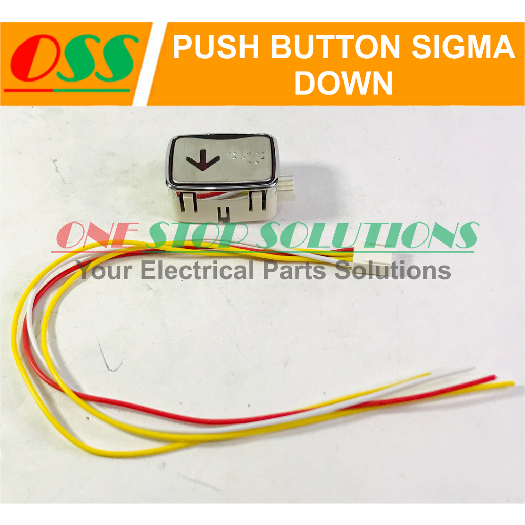 Jual PUSH BUTTON SIGMA PB-50 ELEVATOR PUSH BUTTON LIFT SIGMA DOWN ...