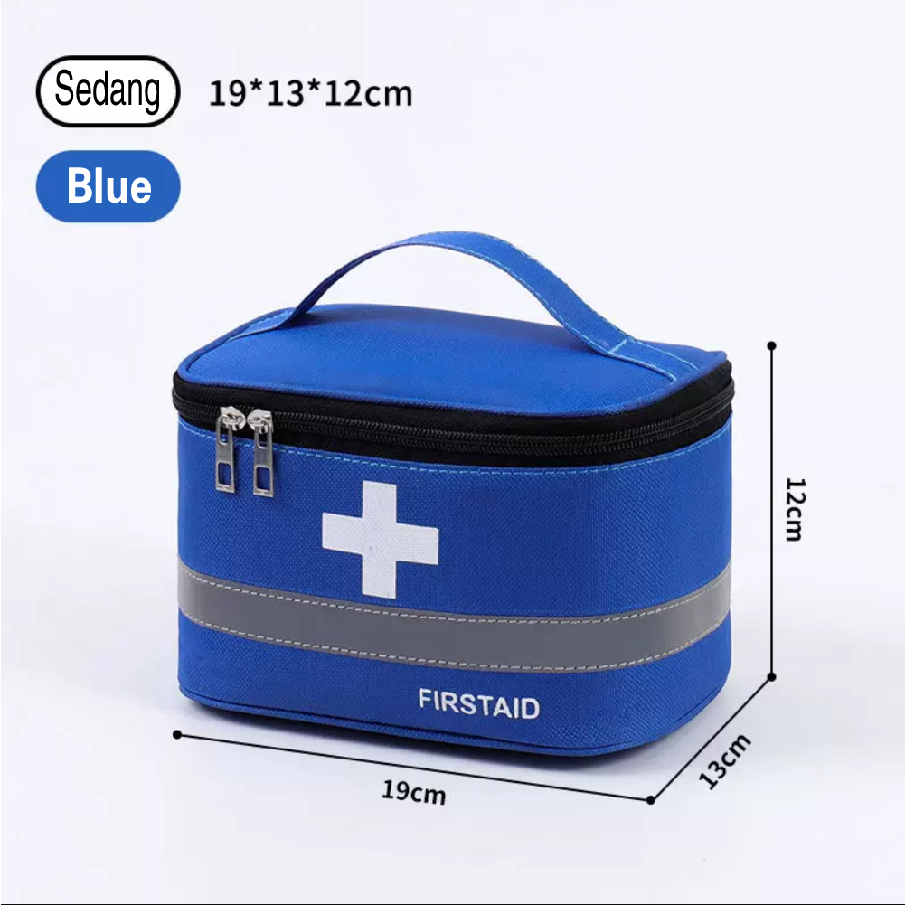 Jual First Aid Kit Medicine Strong Bag Fortable Medical Kit Storage ...