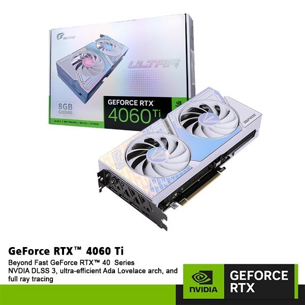 Jual Colorful iGame GeForce RTX 4060 Ti ULTRA W DUO OC 8GB GDDR6 DUAL ...