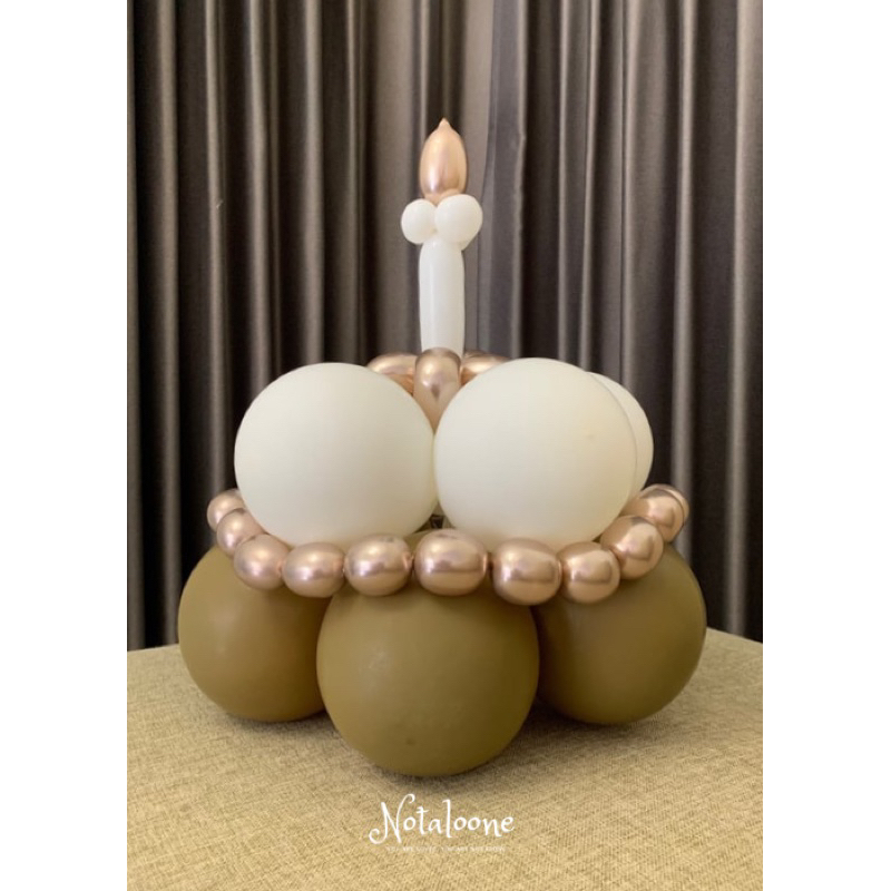 Jual Notaloone - Balon Kue Tart Ulang Tahun Besar Plus Lilin Birthday ...