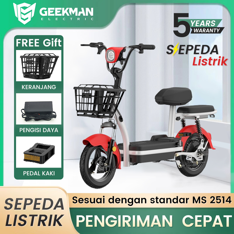 Jual GEEKMEN Sepeda listrik dewasa Sepeda listrik Exotic Sepedah ...