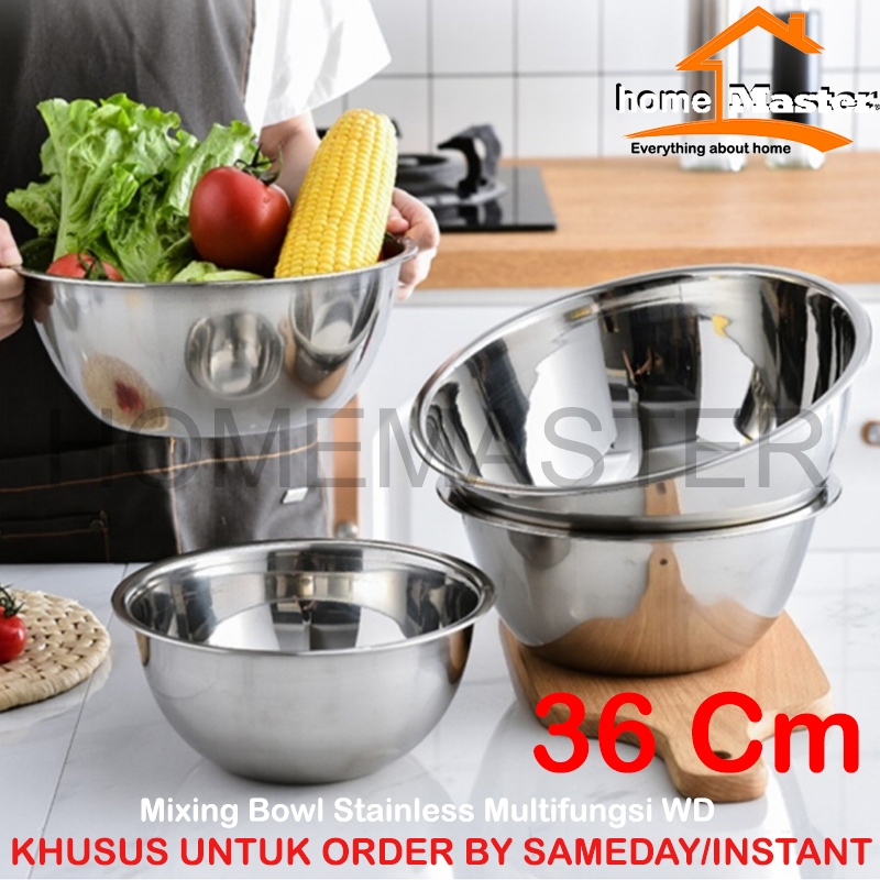 Jual GO Mixing Bowl/Baskom/Mangkok Adonan Stainless/Besi Baja Tahan ...