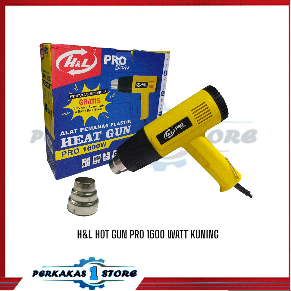Jual H&L 220V Heat Gun PRO 1600W Air Hot Gun Panas Pemanas Segel ...