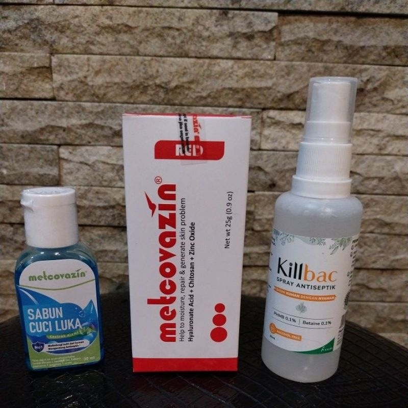 Jual Metcovazin paket lanjutan (Dasar Luka Merah) | Shopee Indonesia