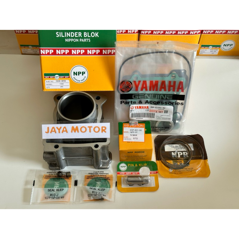 Jual Blok seher boring cylinder plus piston kit Nmax N max Aerox 155 ...