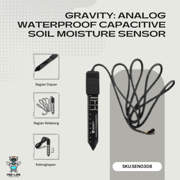 Jual Gravity: Analog Waterproof Capacitive Soil Moisture Sensor Berkualitas | Shopee Indonesia