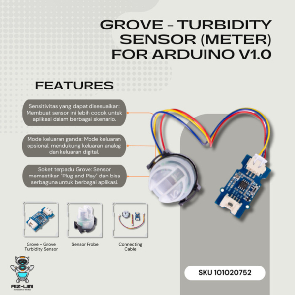 Jual Grove Turbidity Sensor Meter for Arduino Diskon | Shopee Indonesia