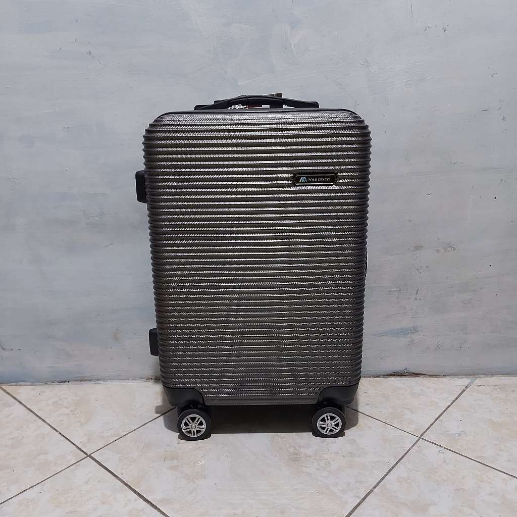 Jual Koper Kabin 20 Inch Muat 20 Kg Bahan Fiber Roda 4 Putar Koper ...