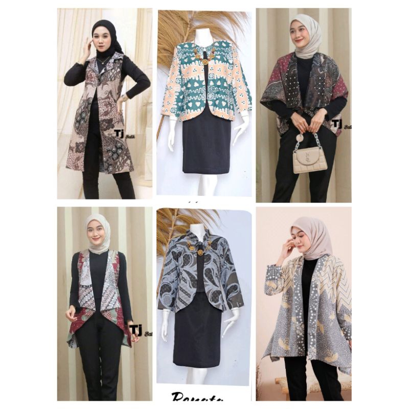 Jual Cardigan Batik Wanita Katun Premium Bolero Batik Bolak Balik ...