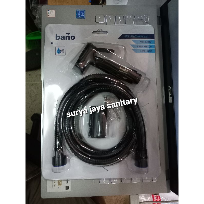 Jual Jet shower kloset bano hitam / jet shower Stainless hitam | Shopee ...