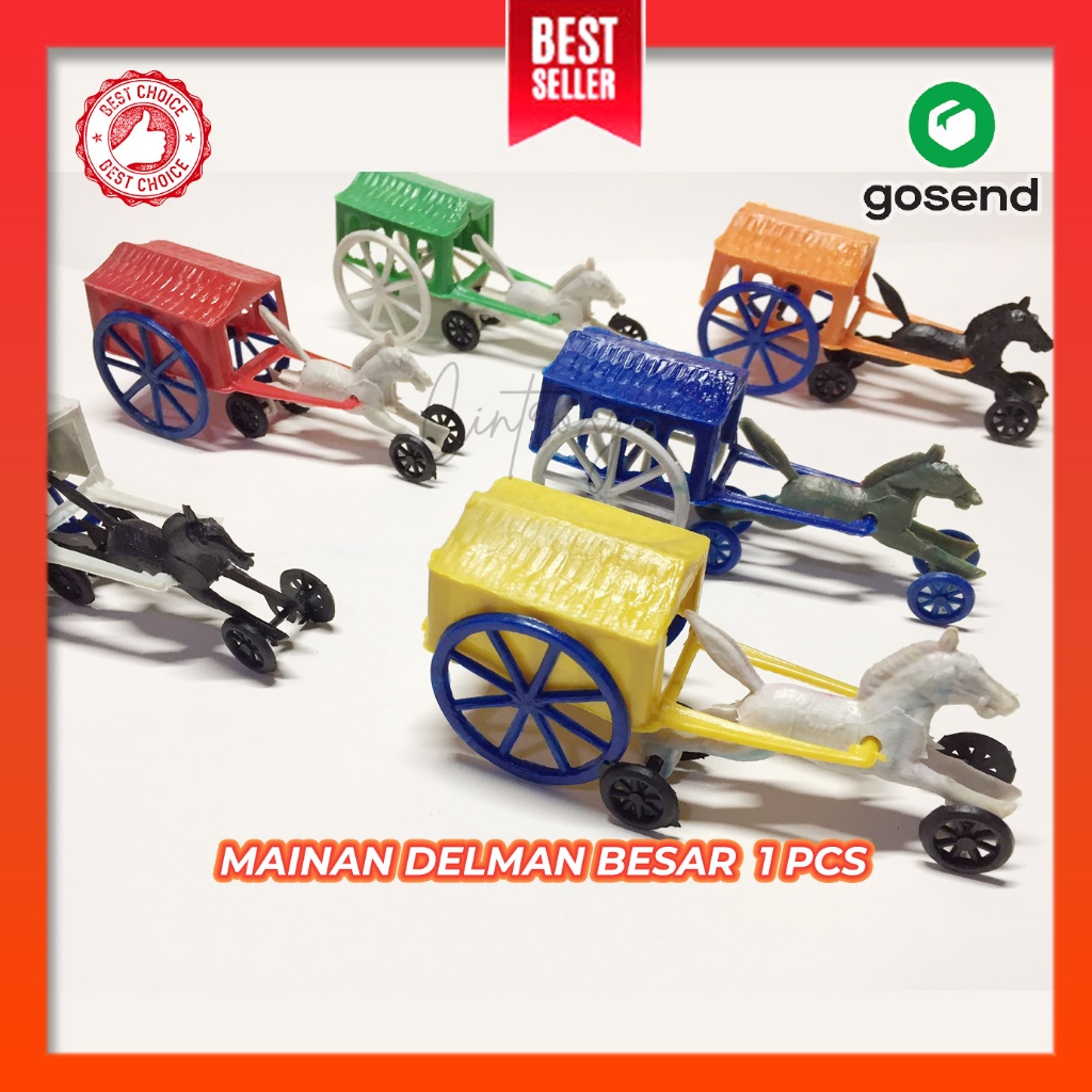 Jual Mainan Delman BESAR Bendi Delman Kuda Mainan 1 Pcs | Shopee Indonesia