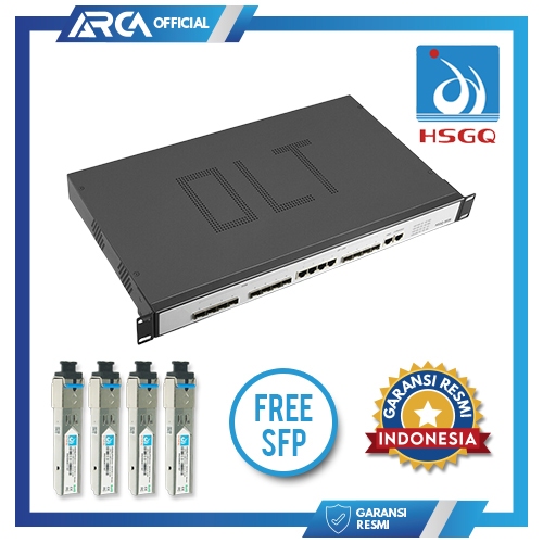 Jual OLT HSGQ Epon XE08R XE08ID L3 8 Pon 4*10G UpLink SFP+ PX20+++ AC+DC With SFP | Shopee Indonesia