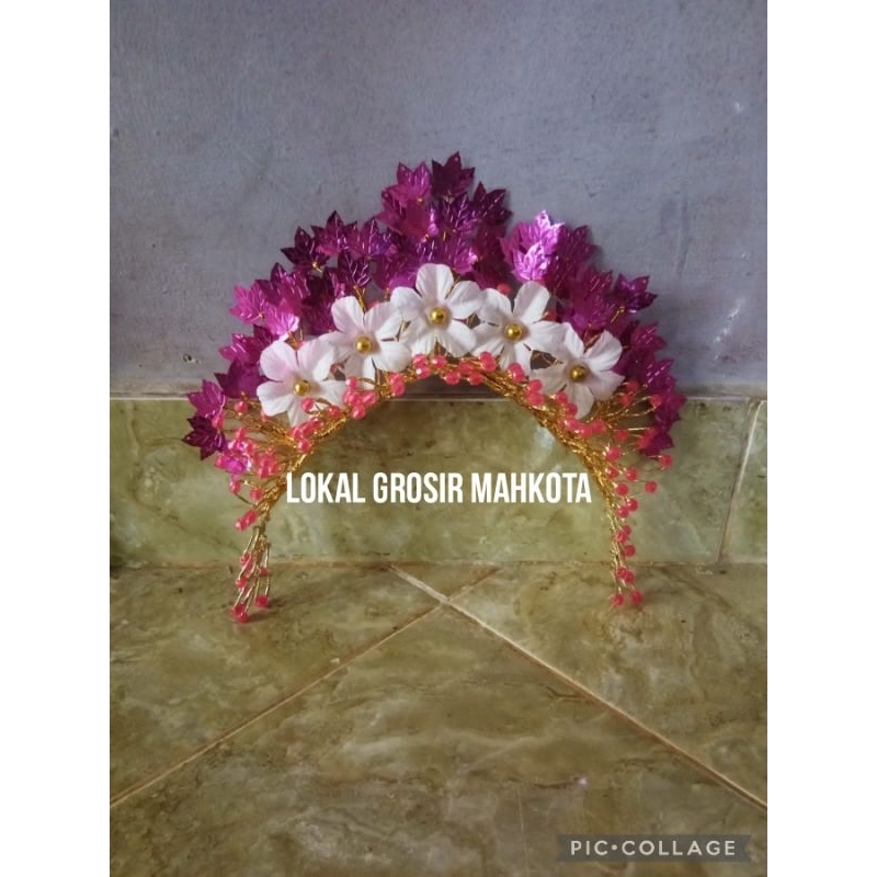 Jual bando tari adat Full fanta ungu putih READY | Shopee Indonesia