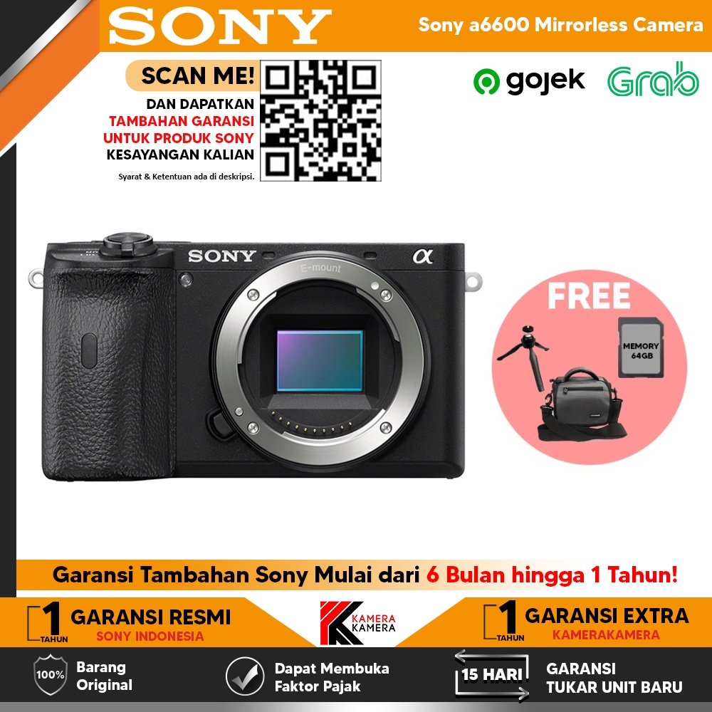 Jual Sony Alpha A6600 Body Only / Sony A6600 / Sony Alpha 6600 ...