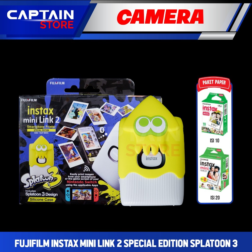 Jual Fujifilm Instax Mini Link 2 Special Edition Splatoon 3 - FUJIFILM ...