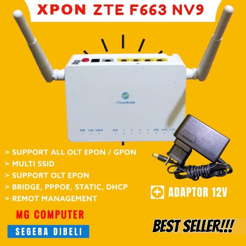 Jual Zte Xpon f663nv9 Epon/Gpon Anti Sinyal Kendor Tembus Genteng | Shopee Indonesia