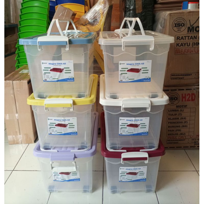Jual Container box 40 liter Gessler Magna Grade A | Shopee Indonesia