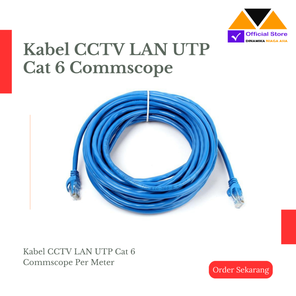 Jual Jual Kabel UTP Cat 6 Commscope Per Meter - Kabel Jaringan LAN ...