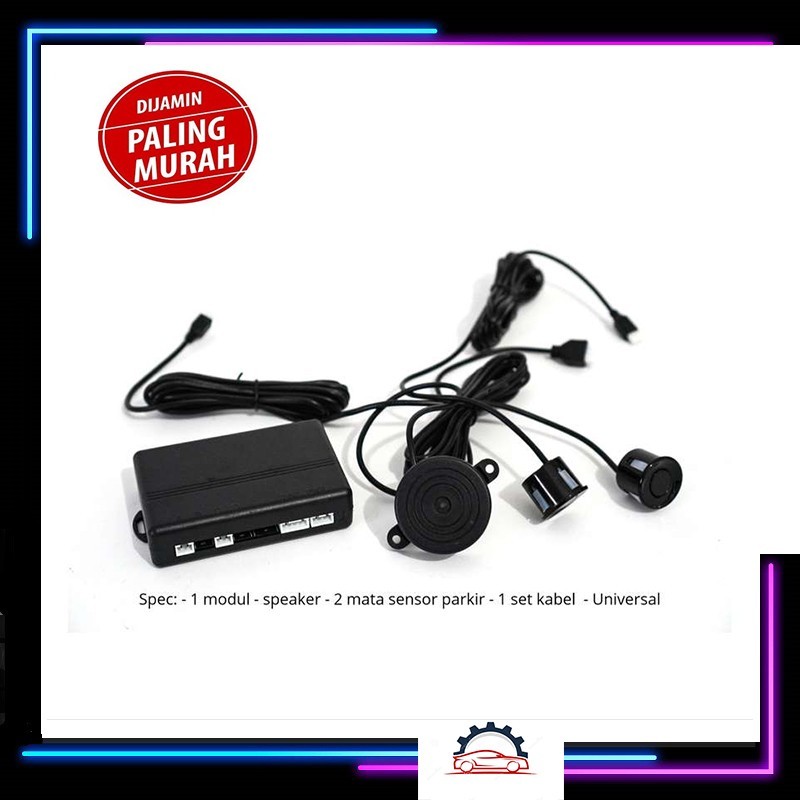 Jual Sensor Parkir Mundur Mobil 2 Titik Parking Sensor 2 Mata | Shopee ...